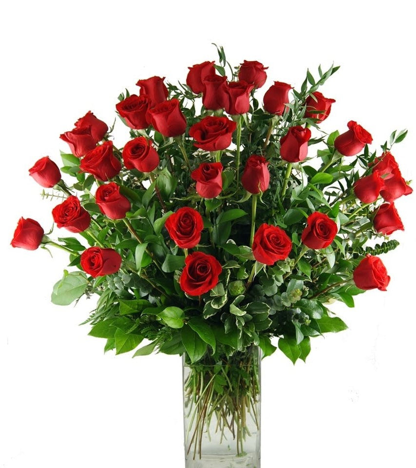 3 Dozen Red Roses – Galiano Flowers & Gifts